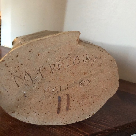 hand made | Accents | Hand Thrown And Signed Decorative Ceramic Vase ...